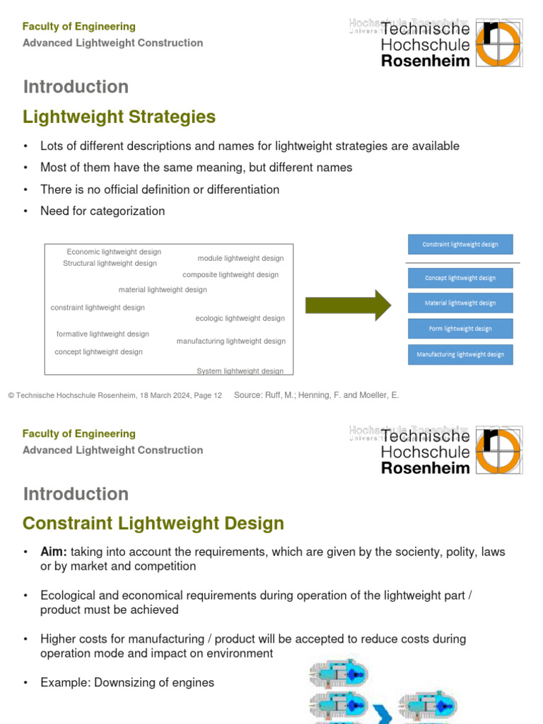 Lightweight Design Strategies | PDF | Physical Sciences | Engineering