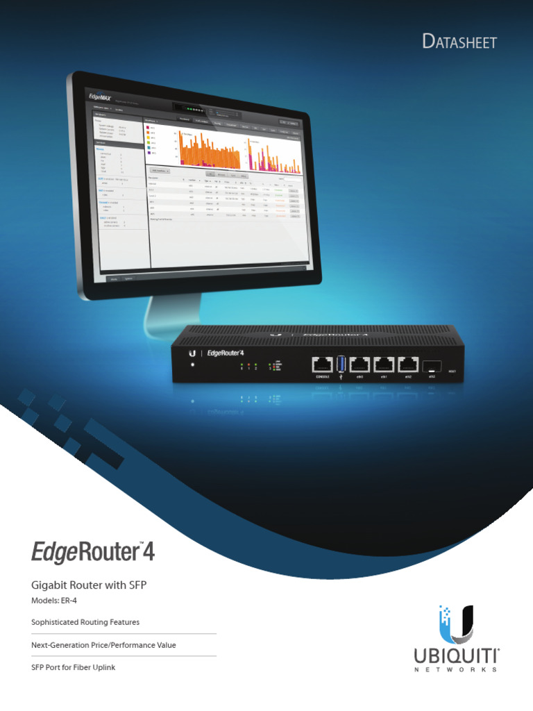 Edgerouter Er 4 Document | Download Free PDF | Computer Network | Ip ...