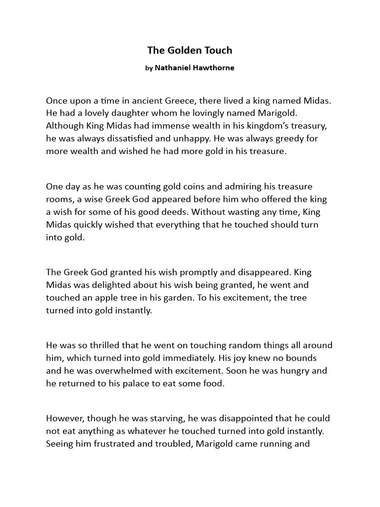 The Golden Touch | PDF