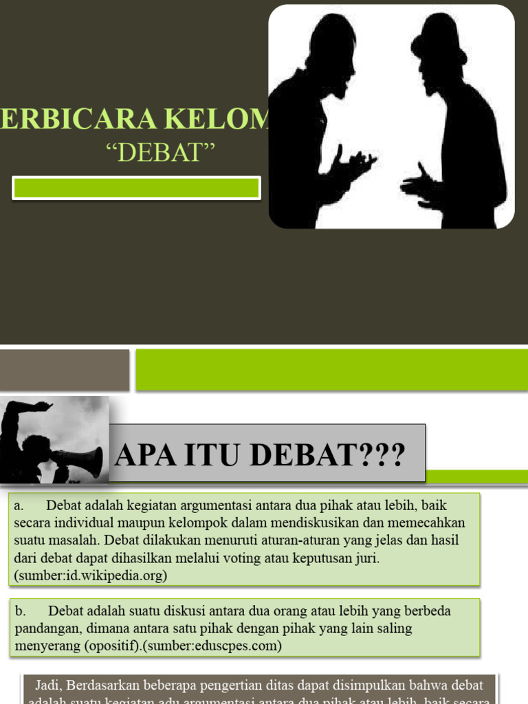 Panduan Lengkap Debat: Unsur dan Taktik | PDF