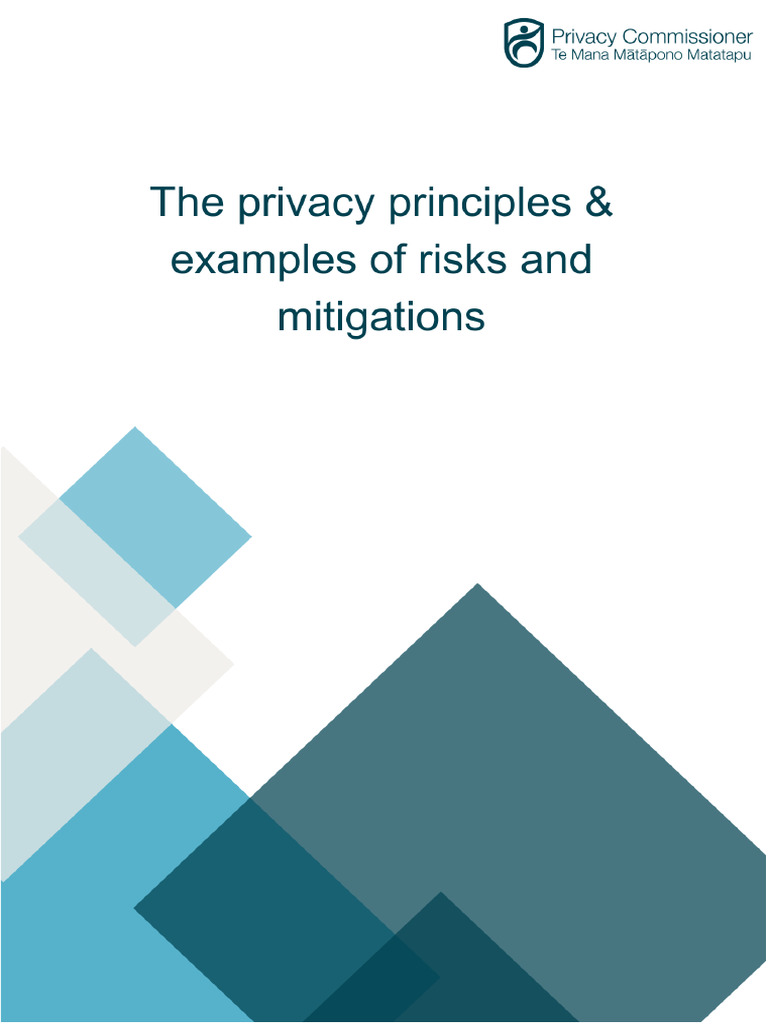 Privacy Risks & Mitigations Guide | PDF | Privacy | Encryption