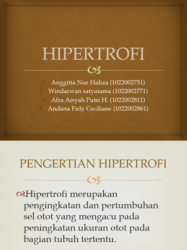 Jenis dan Penyebab Hipertrofi Otot | PDF | Pengembangan Diri ...