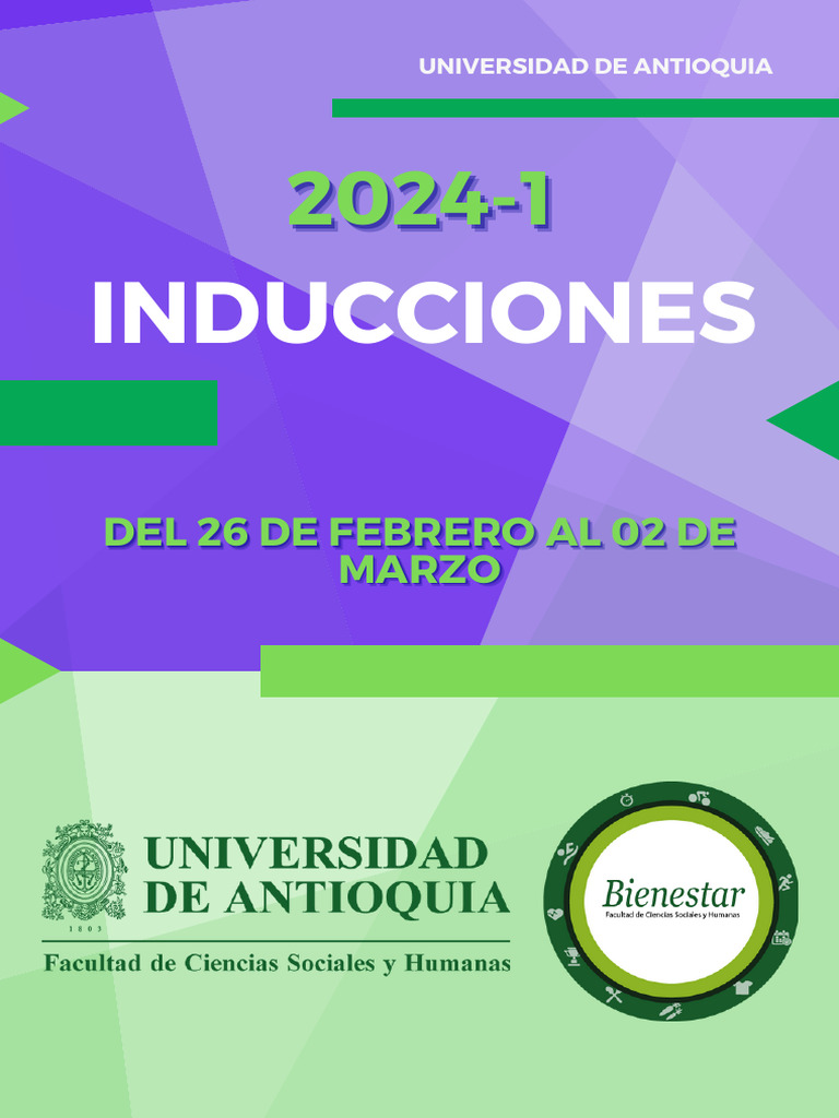 Programación Inducciones 2024-1 | PDF | Conceptos psicologicos | Science