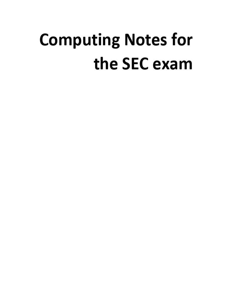 Grade 12 Notes Assembly and Other Topics | PDF | Assembly Language ...