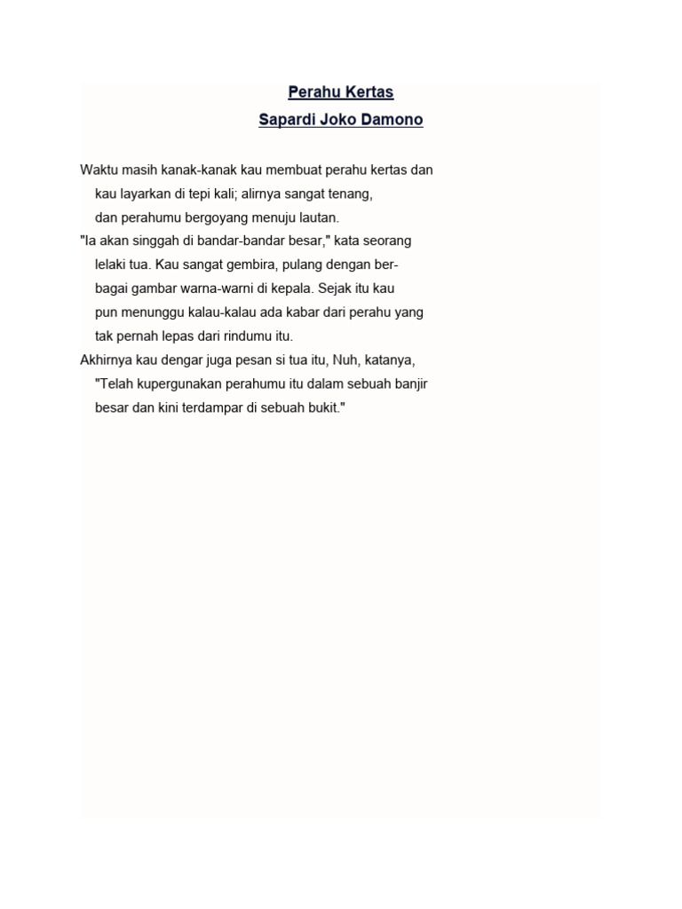 Kumpulan Puisi Peksiminas | PDF | Puisi