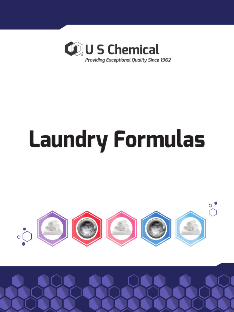 Laundry Formulas | PDF