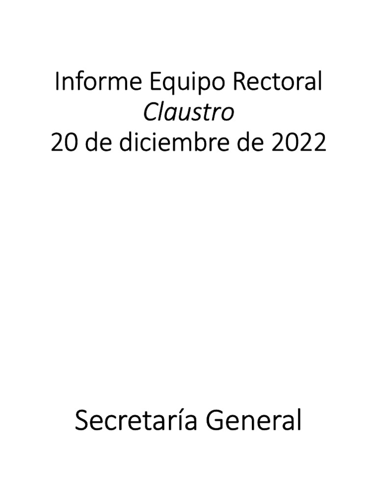 Claustro Dic 22 | PDF | Investigación y desarrollo | Patentar