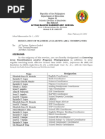 Sample Designation Letter | PDF