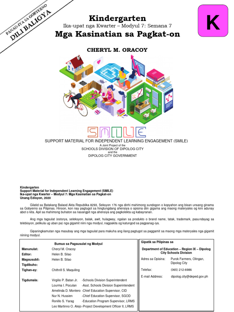 KINDERGARTEN Q4 Mod7 | PDF