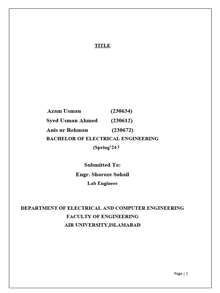 Labreport 2 | Download Free PDF | Resistor | Series And Parallel Circuits