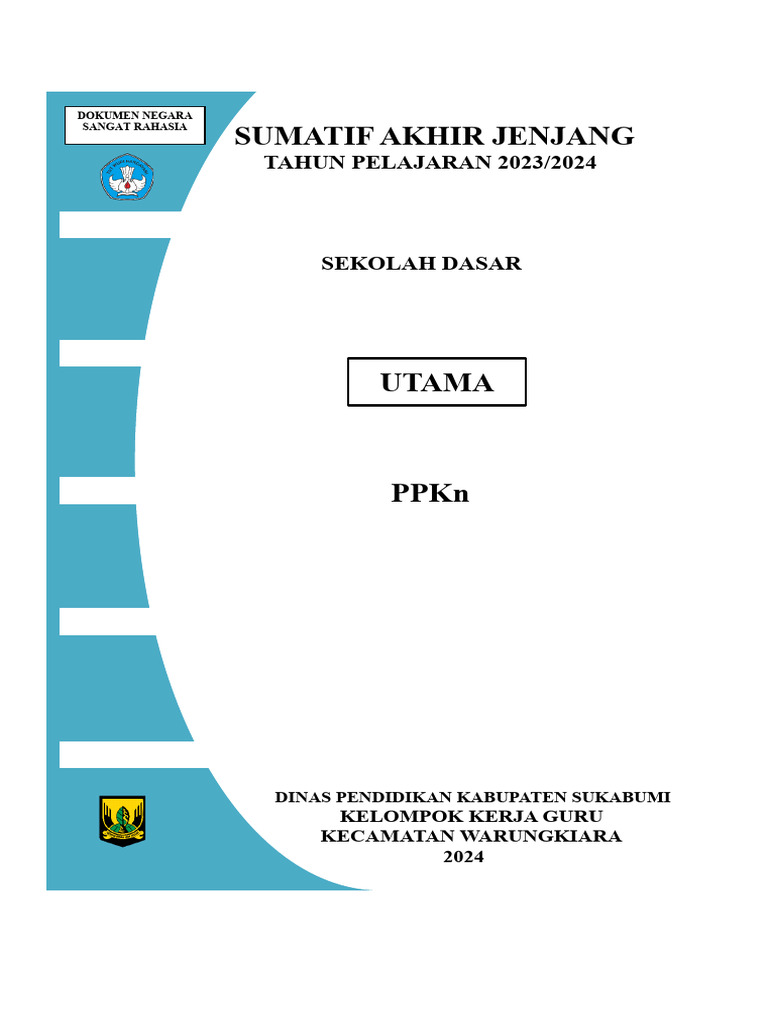 SOAL SAJ PKN 2024 | PDF
