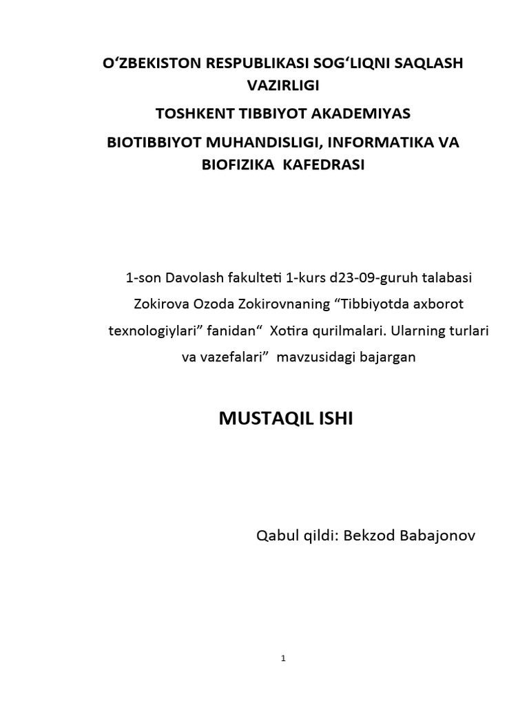 Deadline 1 | PDF