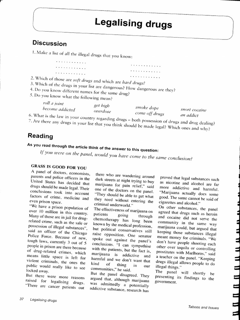 Unit 7 Legalising Drugs | Download Free PDF | Cannabis (Drug) | Crimes
