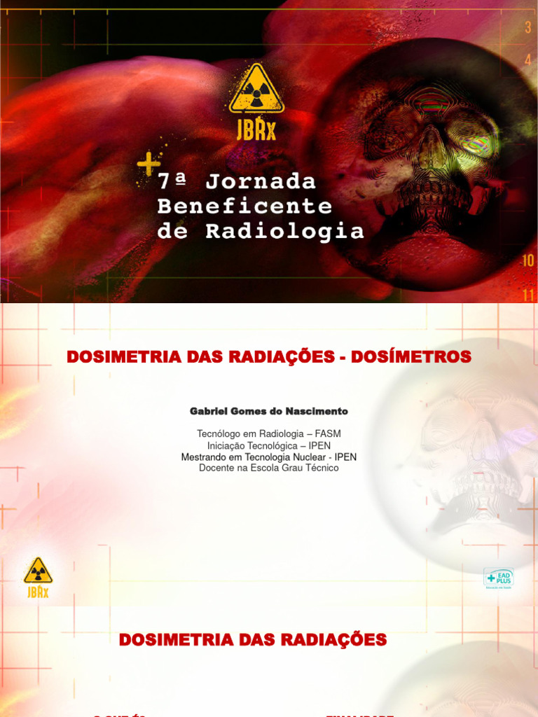 Dosimetria das Radiações e Dosímetros | PDF | Radiação | Radiação ionizante