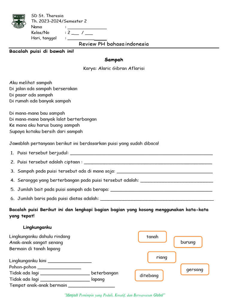 Latihan PH B.Ind - April 2024 | PDF