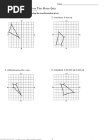 Geometry Rotations Worksheet 1 | PDF | Rotation | Geometry