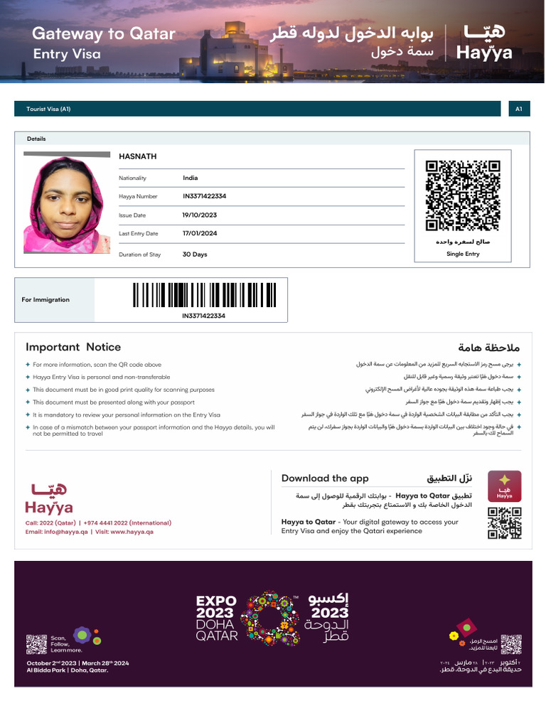 Qatar Visa | PDF