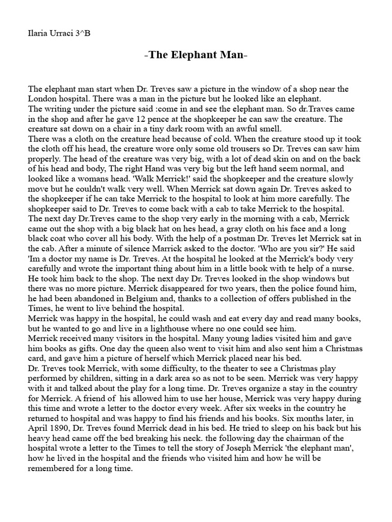 Elephant Man | PDF