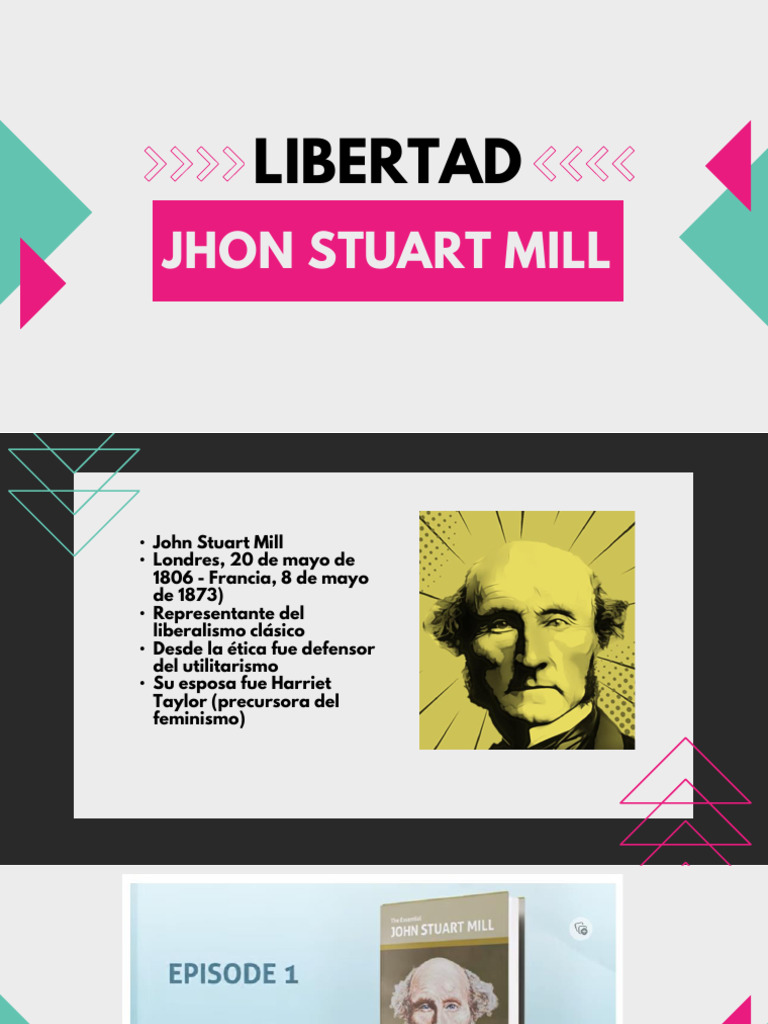 Stuart Mill | PDF | John Stuart Mill | Libertad