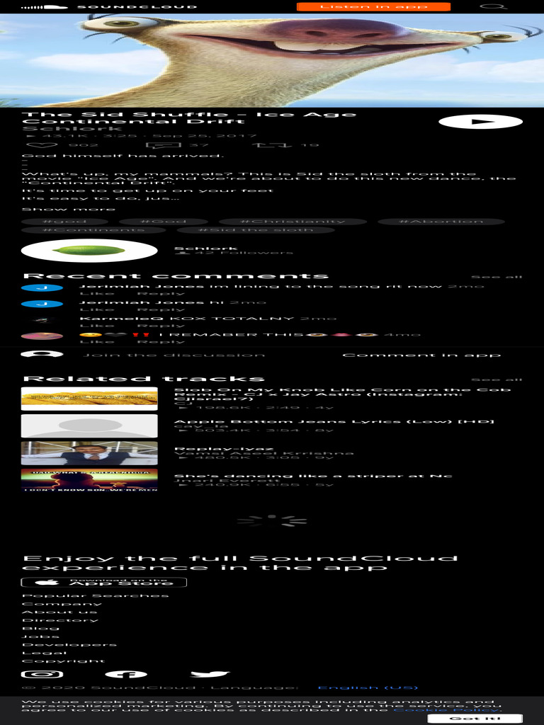 The Sid Shuffle - Ice Age Continental Drift by Schlork | PDF