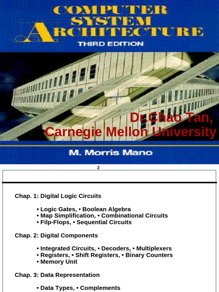 Computer System Architecture Morris Mano | PDF | Computer Data Storage ...