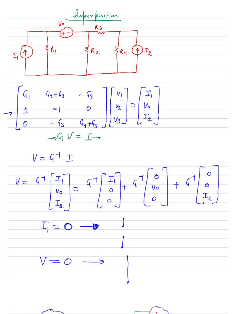 Superposition in Electrical Circuits | PDF