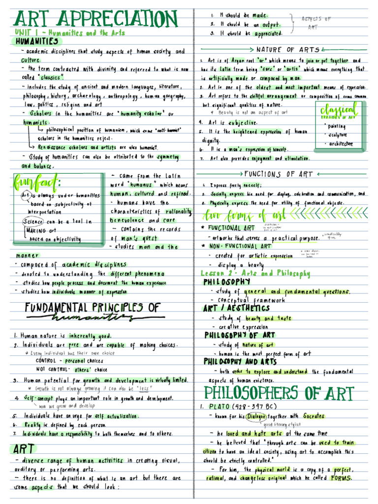 Art Appreciation Reviewer | PDF