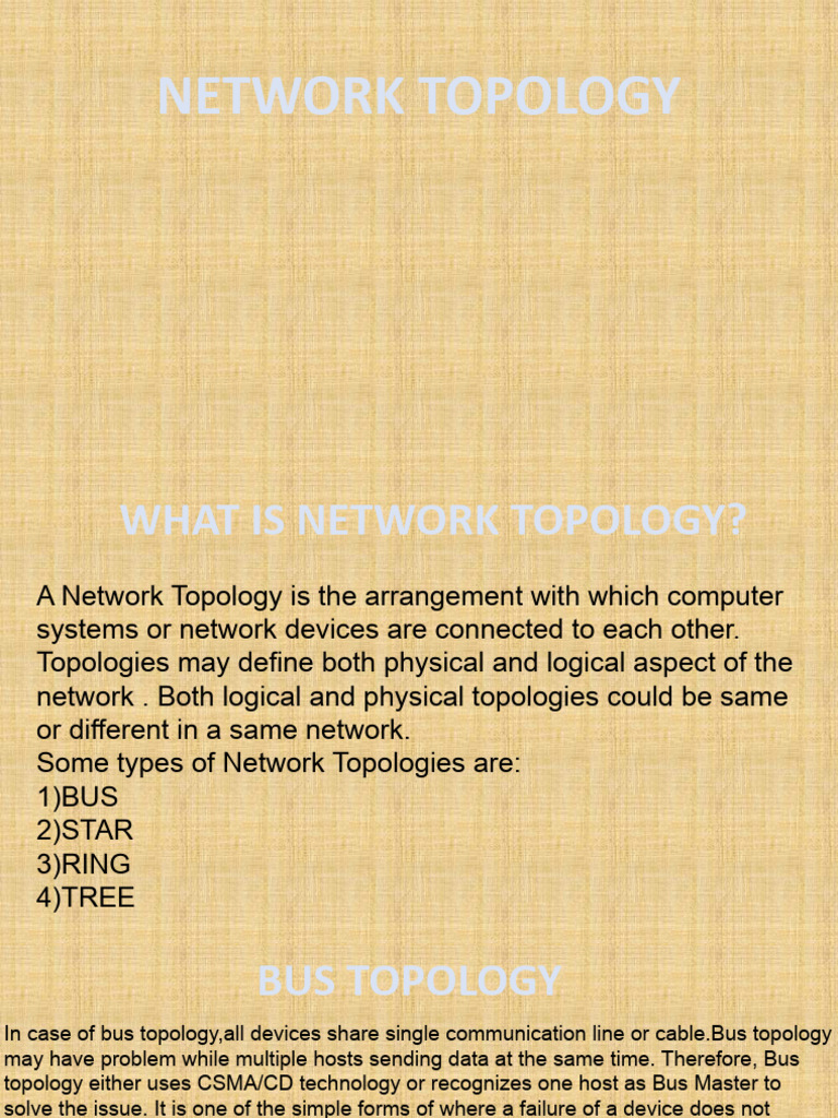 Topology | PDF | Network Topology | Computer Network