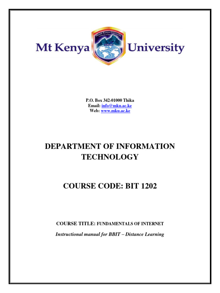 Internet Module | PDF | World Wide Web | Internet & Web