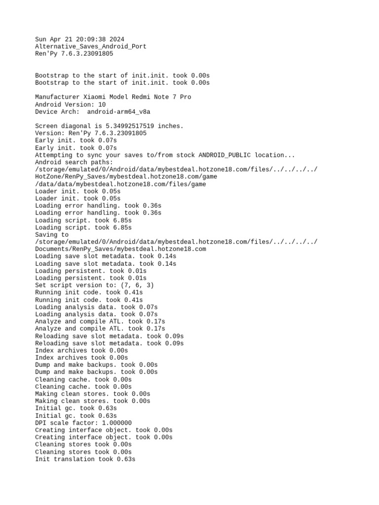 Log | Download Free PDF | Booting | Computing