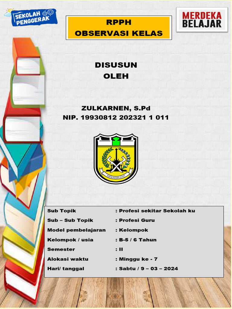 RPPH Observasi Zulkarnen PDF | PDF | Karier & Perkembangan