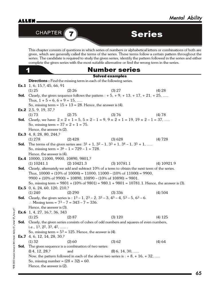 Series | PDF | Mathematical Objects | Mathematical Notation