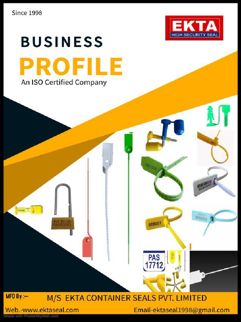 Business Profile EKTA | PDF