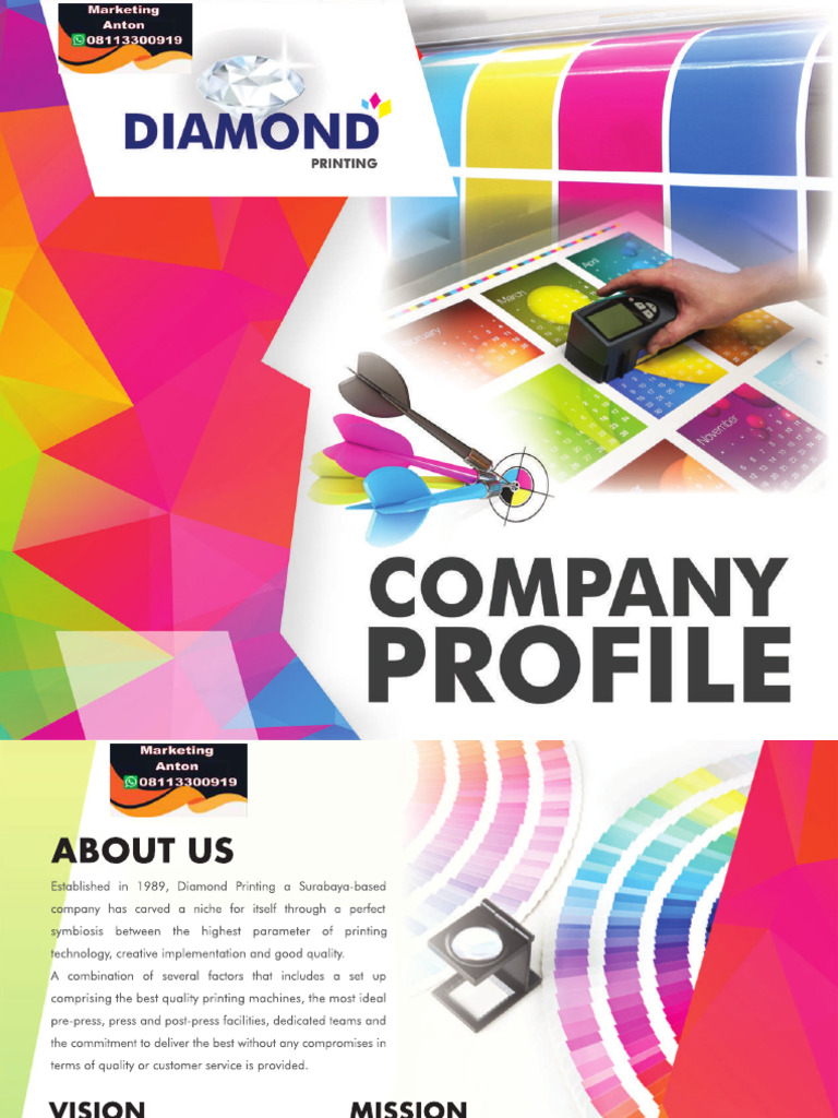 Diamond Printing Company Profile | PDF