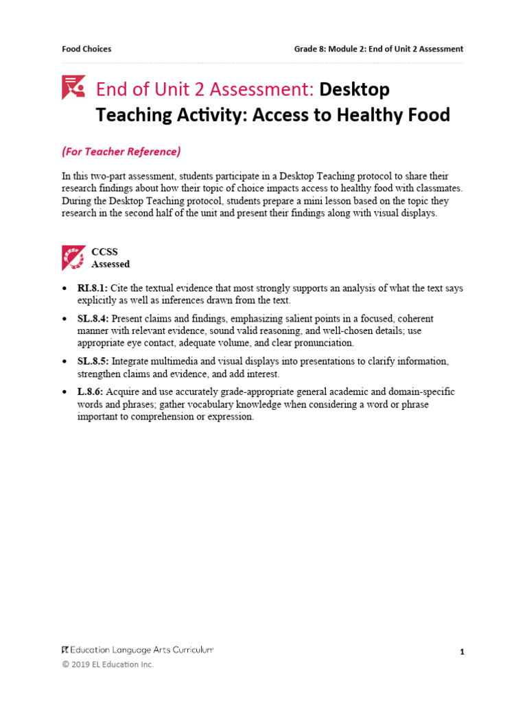 G8m2u2 Modulelessons End of Unit 2 Assessment 0320 0 | PDF ...