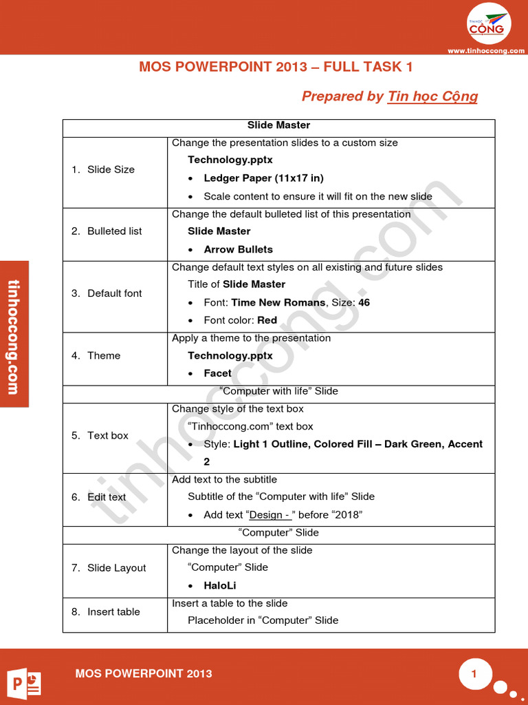 Full Task 1 | PDF | Page Layout | Microsoft Power Point