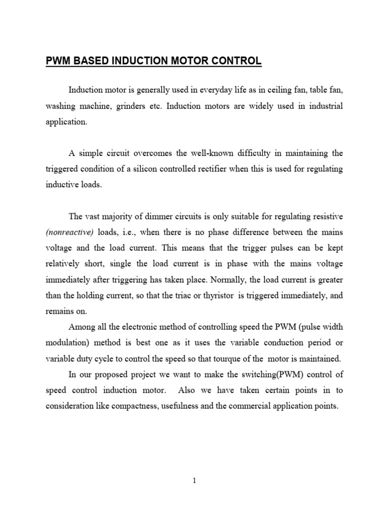 PWM Based Induction Motor Control - 1 | PDF | Rectifier | Soldering