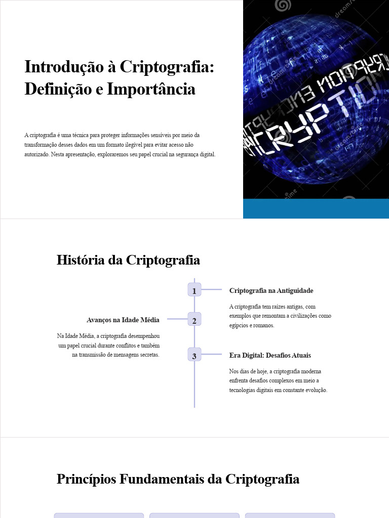 Criptografia Slide Certo | PDF | Criptografia | Criptografia de chave pública