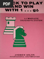 Sample Chess Game Analysis | PDF | Chess | Chess Openings