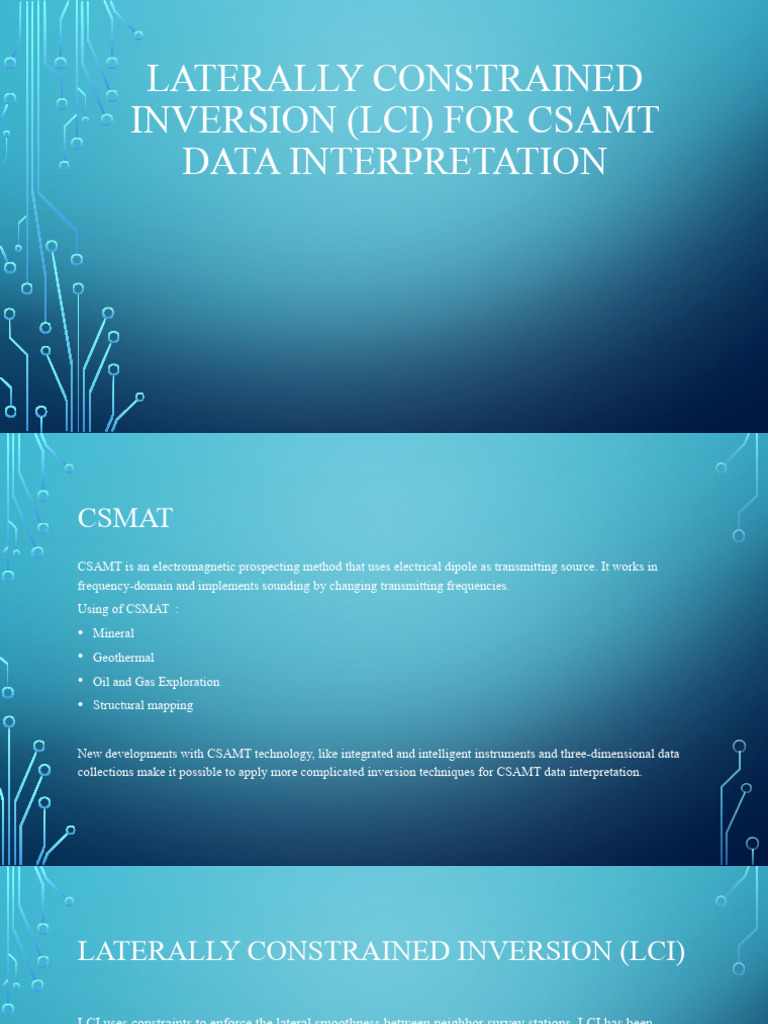 Controlled Source Audio Frequency Magnetotelluric Csamt Pdf Inverse Problem Applied