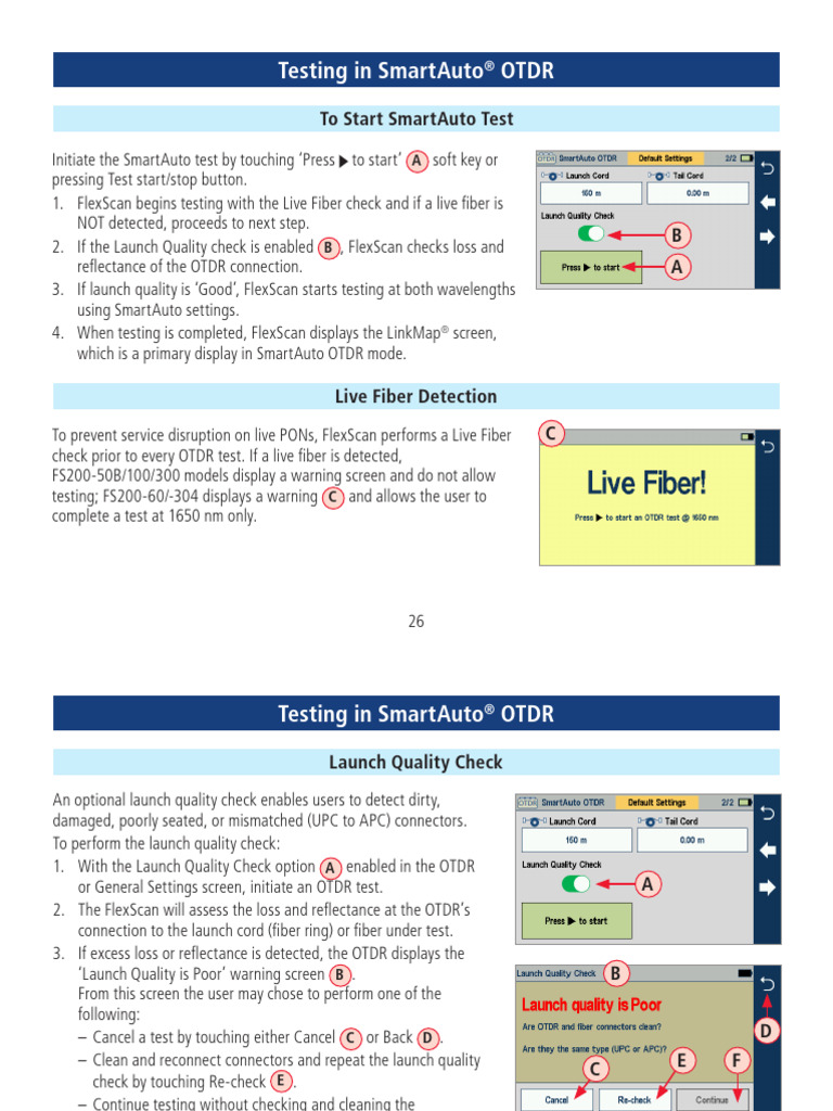 FlexScan FS200 User Guide English | PDF | Optical Fiber | Cursor (User Interface)