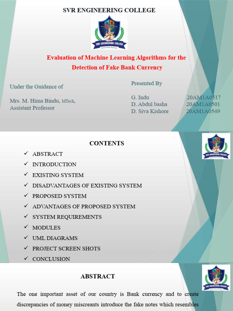 Final Year Project | PDF | Support Vector Machine | Machine Learning