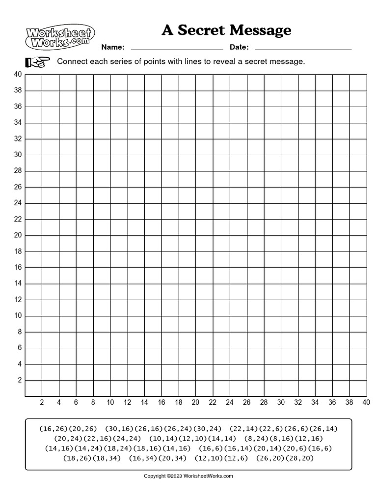 WorksheetWorks A Secret Message 1 | PDF