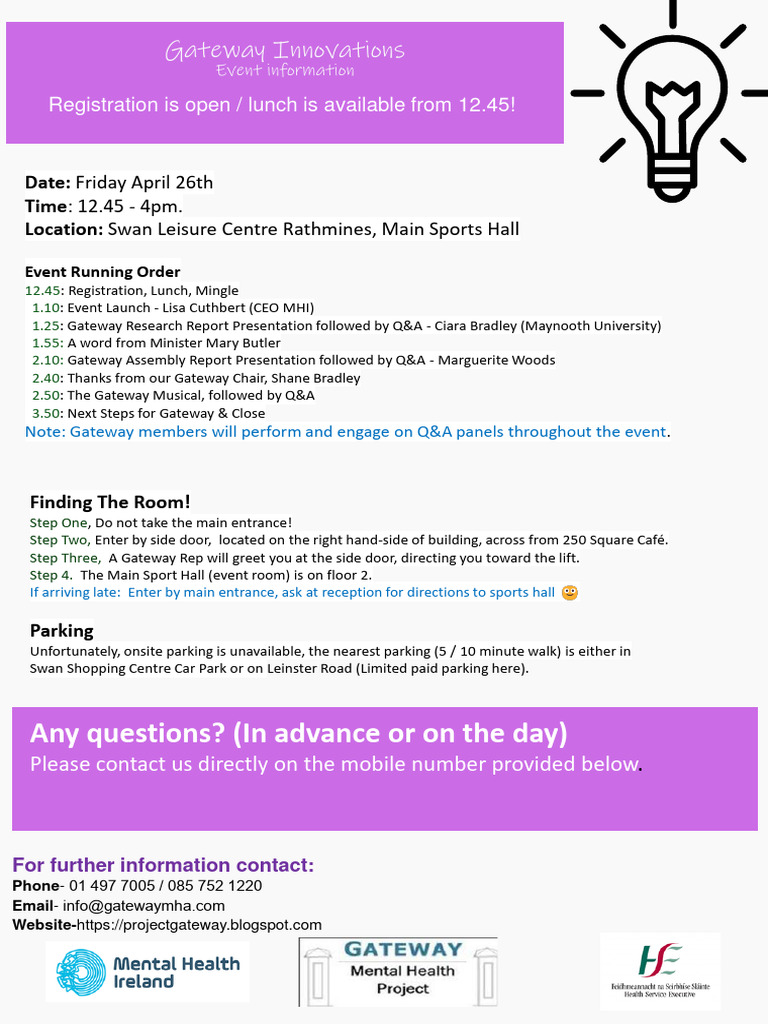 Gateway Innovations Event Details | PDF