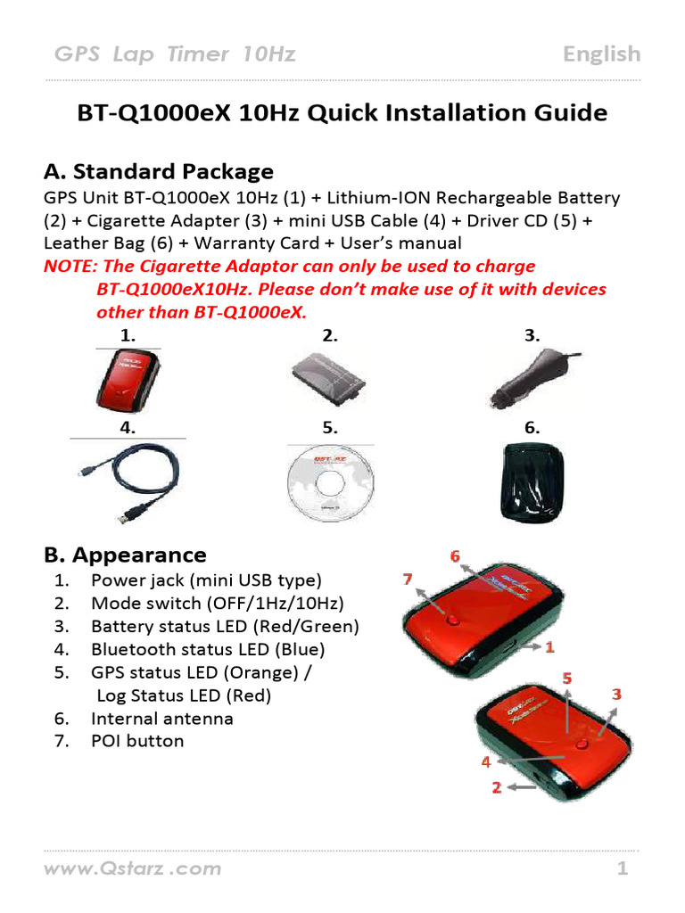 BT-Q1000eX 10Hz - Multi-Languages Quick Start To QRacing Experience ...