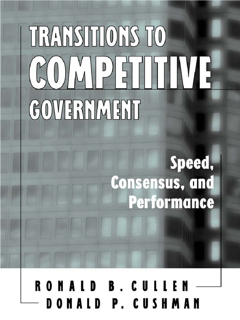 Transitions To Competitive Government | Download Free PDF | Market ...