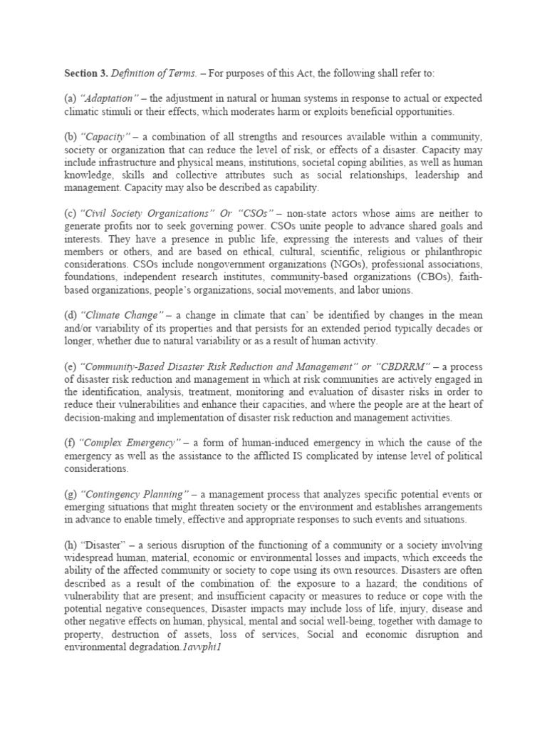 DRRM | PDF | Risk | Emergency Management