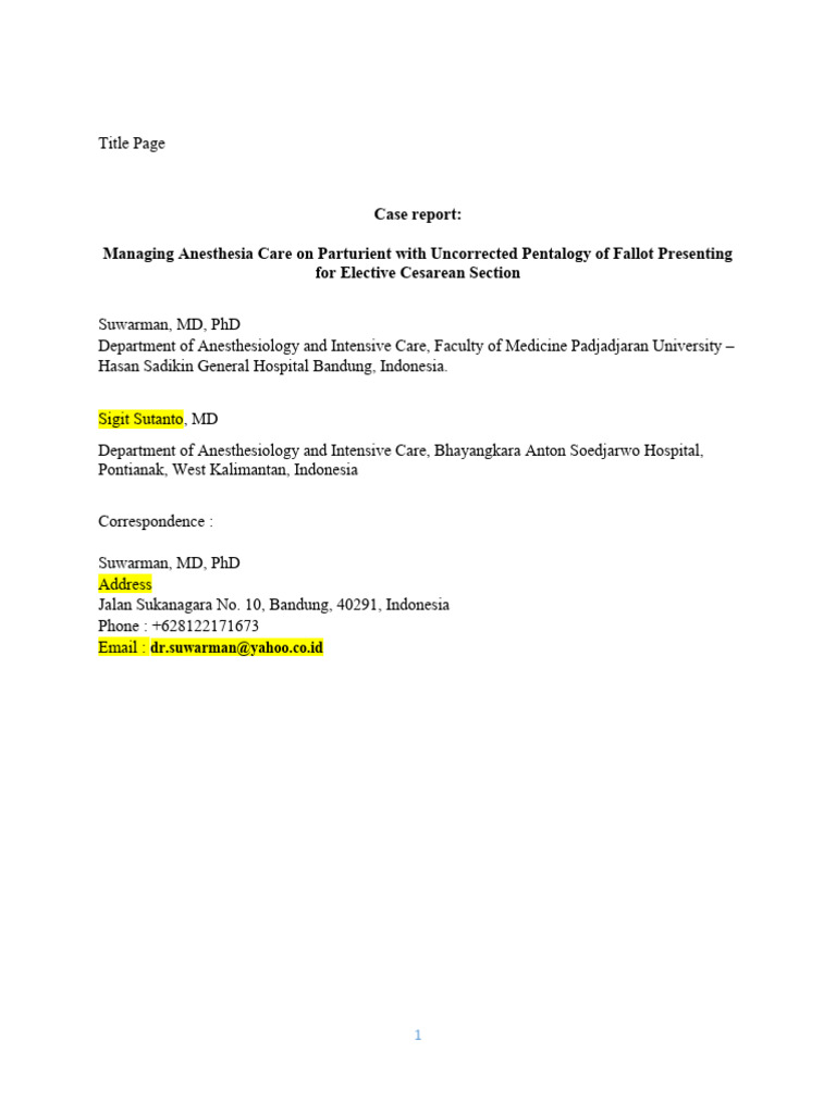 Pentalogy of Fallot Review Notes | PDF | Cardiovascular System | Heart