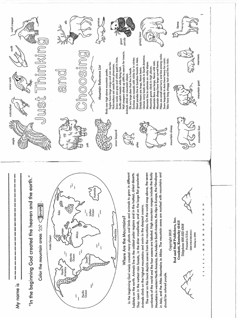 Just Thinking and Chosing | PDF
