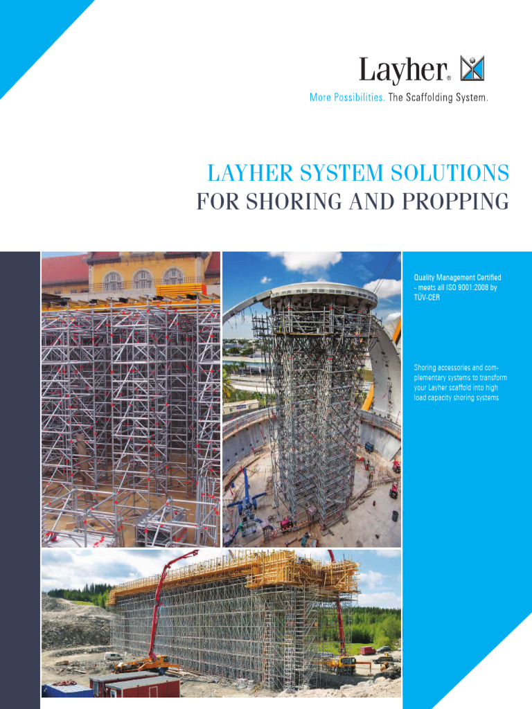 NA Shoring Trifold V2 Booklet | PDF | Scaffolding | Quality Management